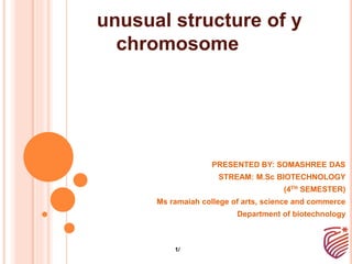 Unusual struc of y chromosome | PPTX