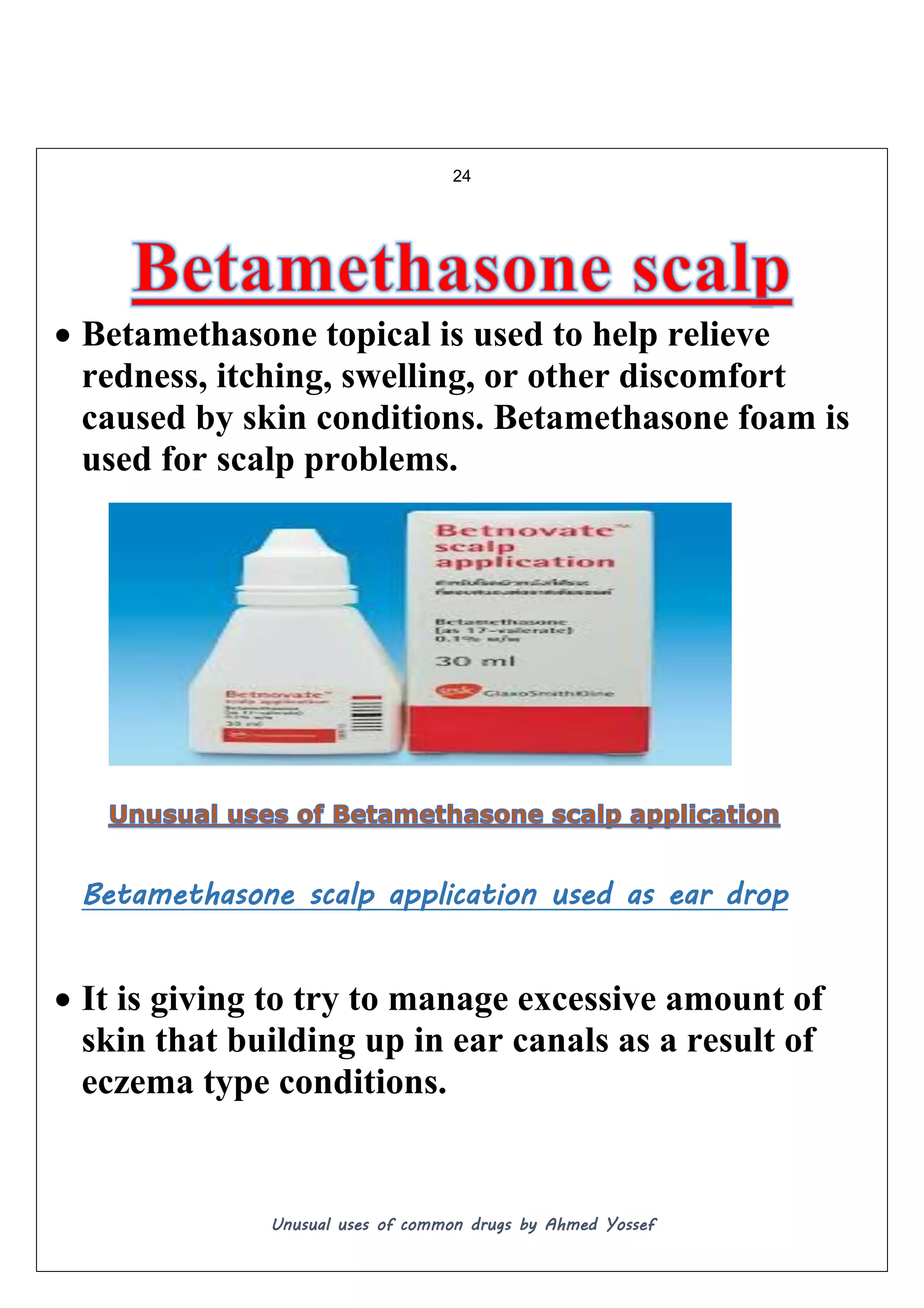 Unusual uses of common drugs | PDF