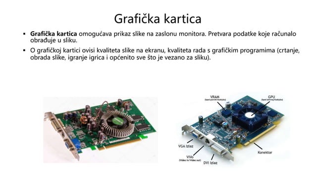 Unutarnji dijelovi računala 1 | PPT