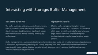 Internal Architecture of Database Management Systems 1 | PPTX