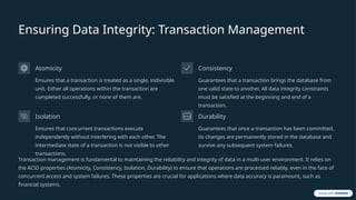Internal Architecture of Database Management Systems | PPT