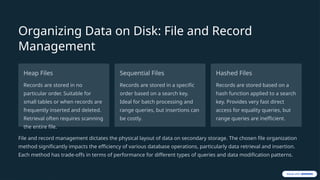 Internal Architecture of Database Management Systems | PPT