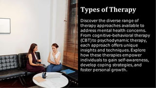 Mental Health Therapy for All Ages: A Lifelong Wellness Resource | PPTX