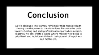 Mental Health Therapy for All Ages: A Lifelong Wellness Resource | PPTX