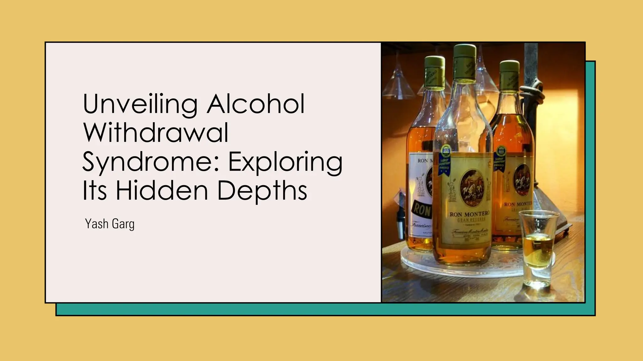 Unveiling Alcohol Withdrawal Syndrome: exploring it's hidden depths | PDF