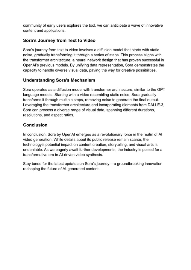 Unveiling Sora- OpenAI’s Groundbreaking Text-to-Video Model.pdf