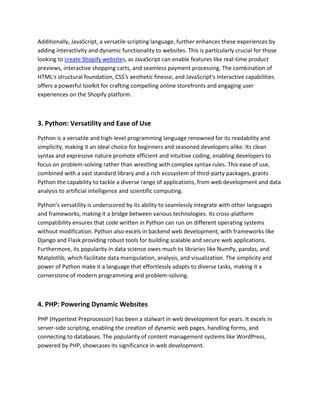 Unveiling the 7 Best Programming Languages for Creating Business ...
