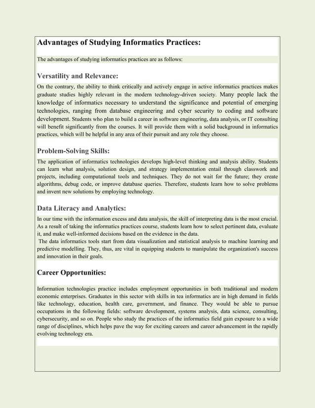 Unveiling the Advantages of Studying Informatics Practices.pdf