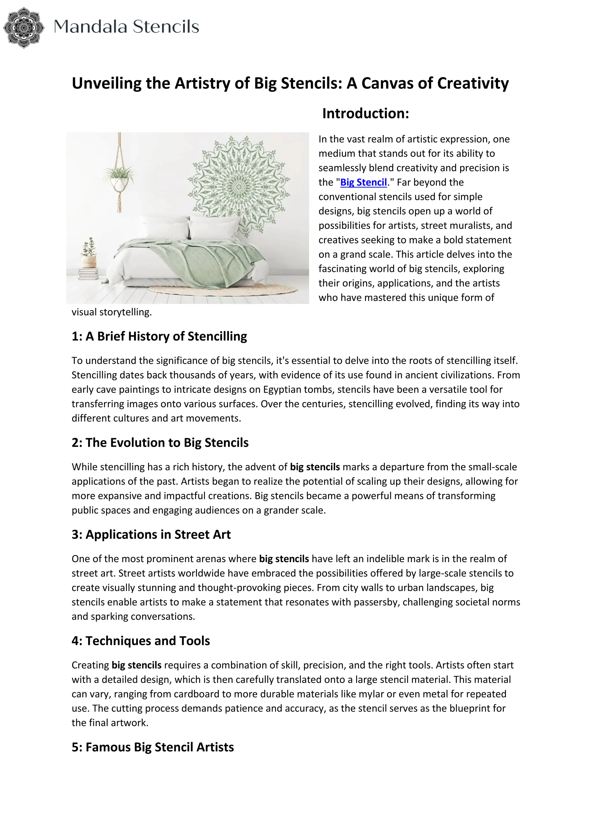 Unveiling the Artistry of Big Stencils - A Canvas of Creativity.pdf