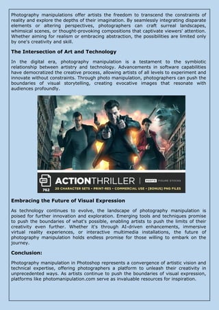 Unveiling the Artistry of Photography Manipulations.pdf