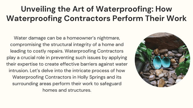 Unveiling the Art of Waterproofing How Waterproofing Contractors ...