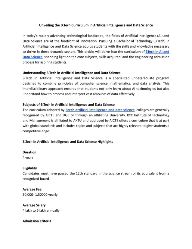 Unveiling the B.Tech Curriculum in Artificial Intelligence and Data Science.pdf