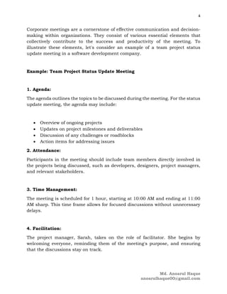 Unveiling the Dynamics of Corporate Meetings Definition and Exploration ...