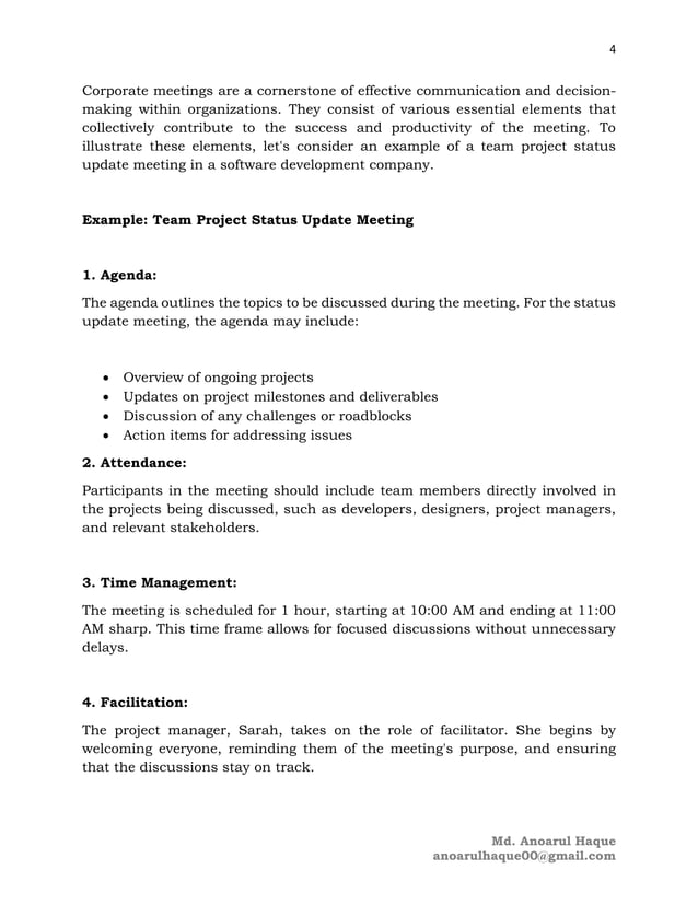 Unveiling the Dynamics of Corporate Meetings Definition and Exploration ...