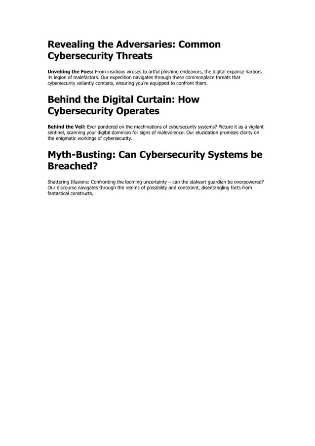 Unveiling the Enigma Can Cybersecurity Hack | PDF