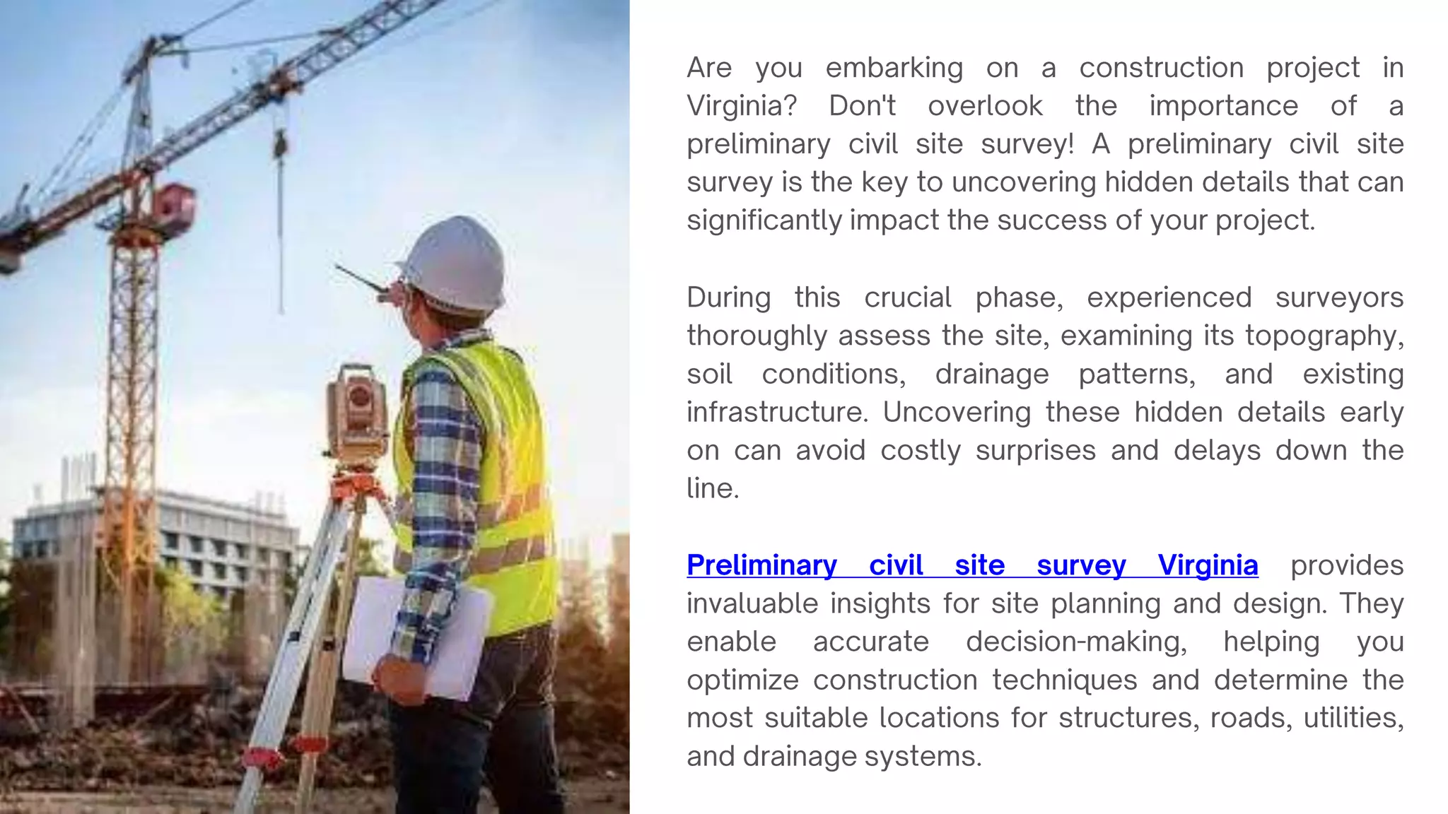 Unveiling the Hidden Details: Why Preliminary Civil Site Survey is ...