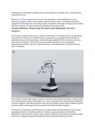 The Future of Medical Devices in the Age of AI, Robotics, and Personalized Care | The ...