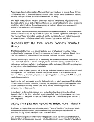 Unveiling the Legacy of Hippocrates_ Exploring the Key Figures in ...
