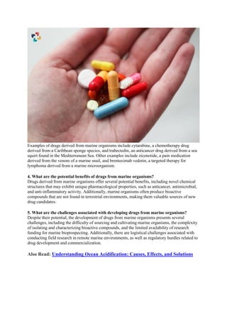 Unveiling the Ocean's Pharmacy: A Deep Dive into Drugs from Marine ...