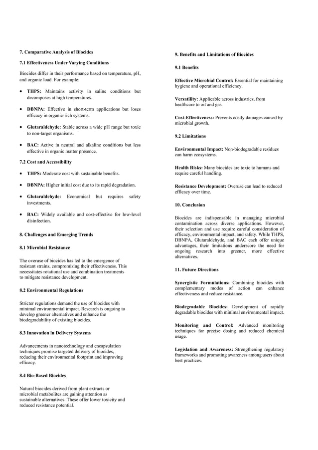 Unveiling the Power of Biocides: Types,Applications & Sustainable ...