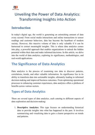 Unveiling the Power of Data Analytics Transforming Insights into Action.pdf