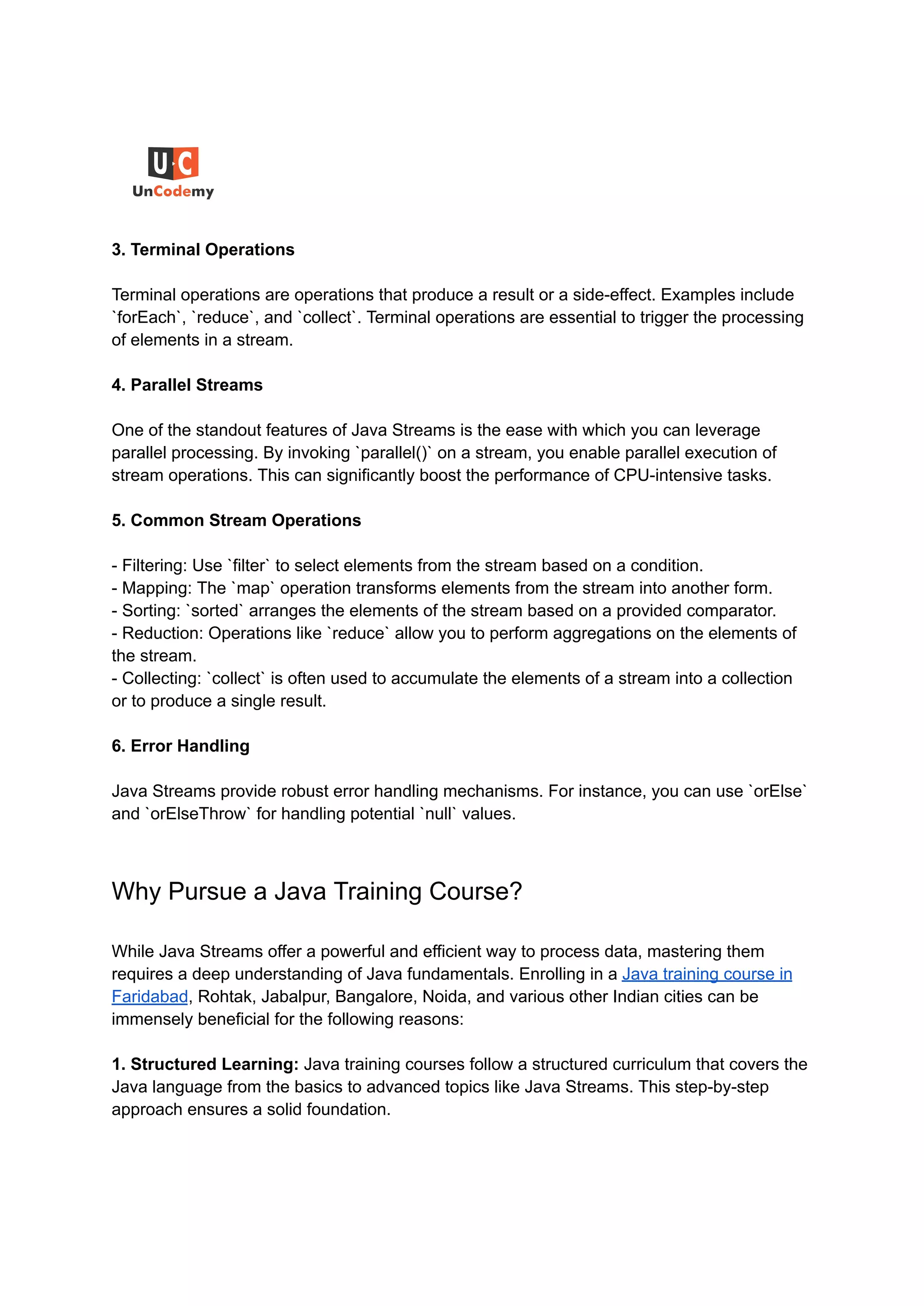 Unveiling the Power of Java Streams API | PDF