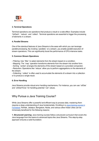 Unveiling the Power of Java Streams API | PDF