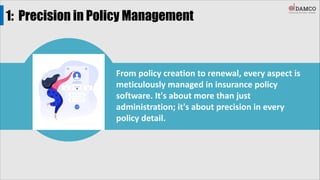 Unveiling the Role of Insurance Policy Administration Software | PPT