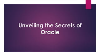 Unveiling the Secrets of Oracle.pdf
