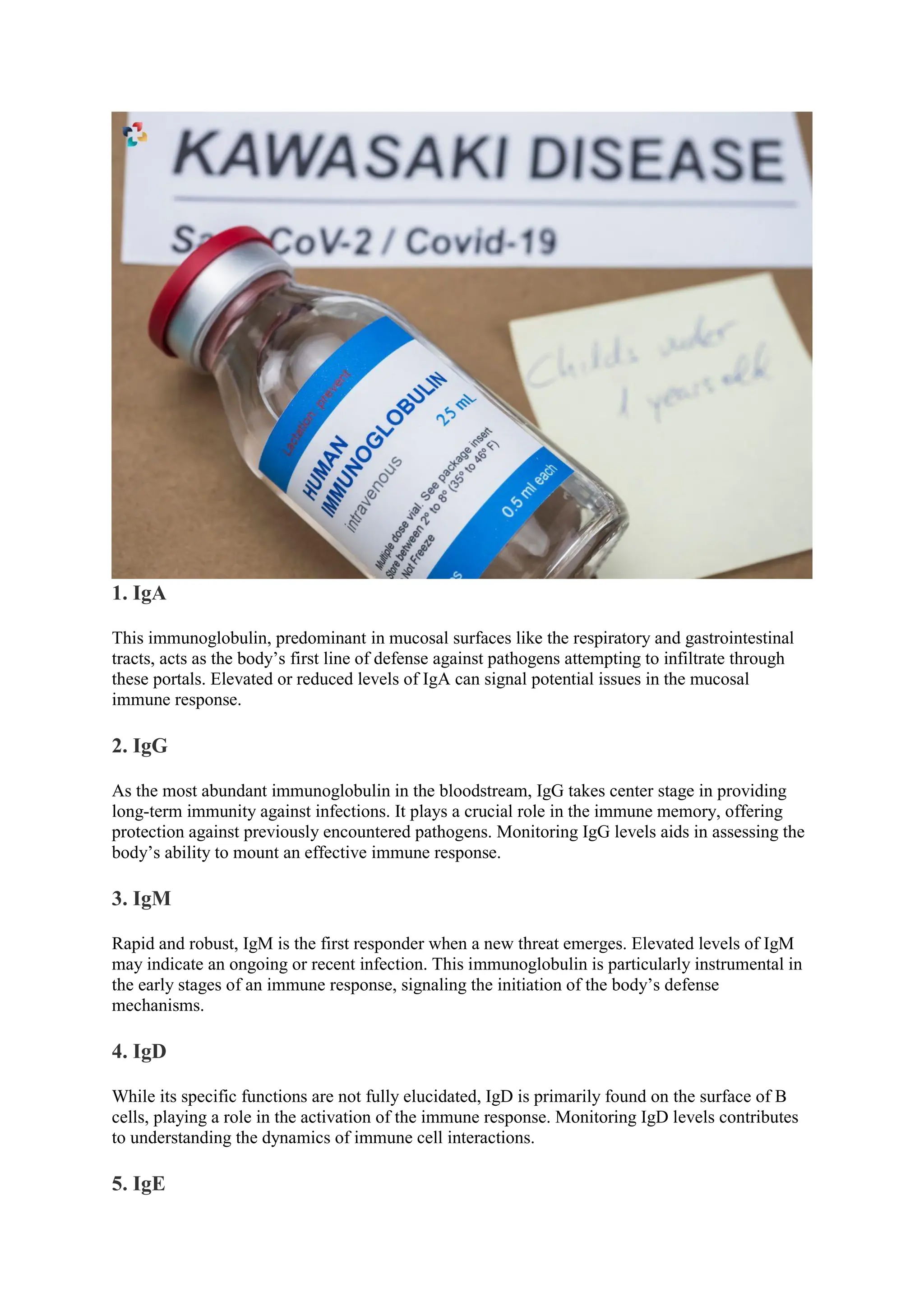 Immunoglobulin Test: Impact of High Immunoglobulin Levels (IgA) | The ...