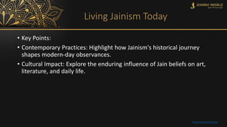 Unveiling the Tapestry of Jainism History and Beliefs.pptx | Hinduism | Religion & Spirituality