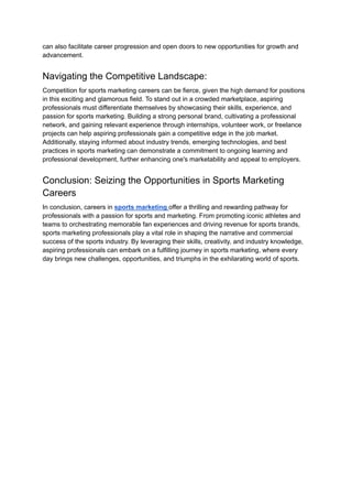 Unveiling the Thriving World of Sports Marketing Careers.pdf