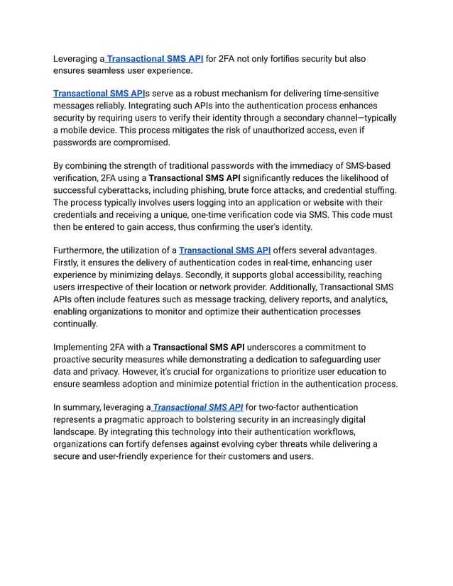 Boosting Customer Engagement With Transactional Sms Api A Complete Guide Pdf