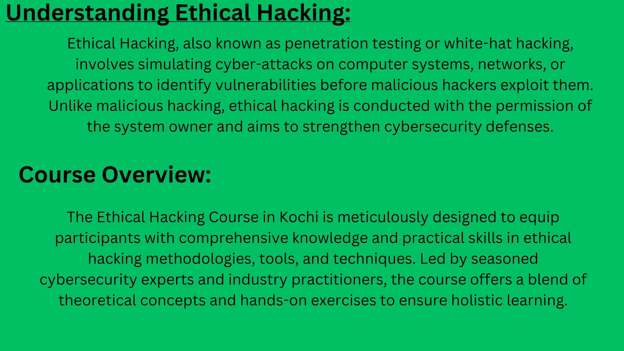 Unveiling the World of Ethical Hacking A Course in Kochi.pptx