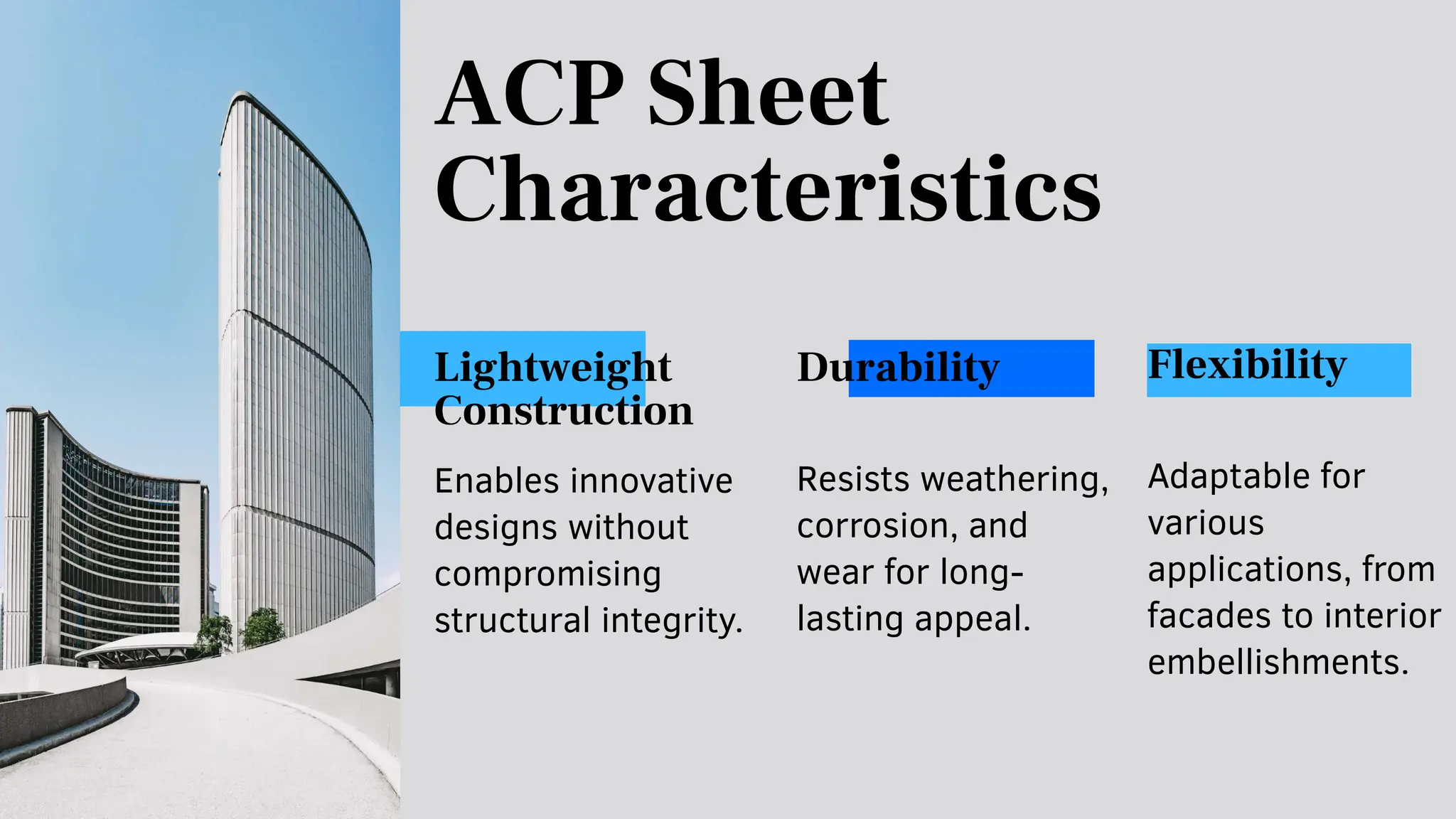 Unveil the Artistry with ACP Sheet Designs for modern Architecture | PPT