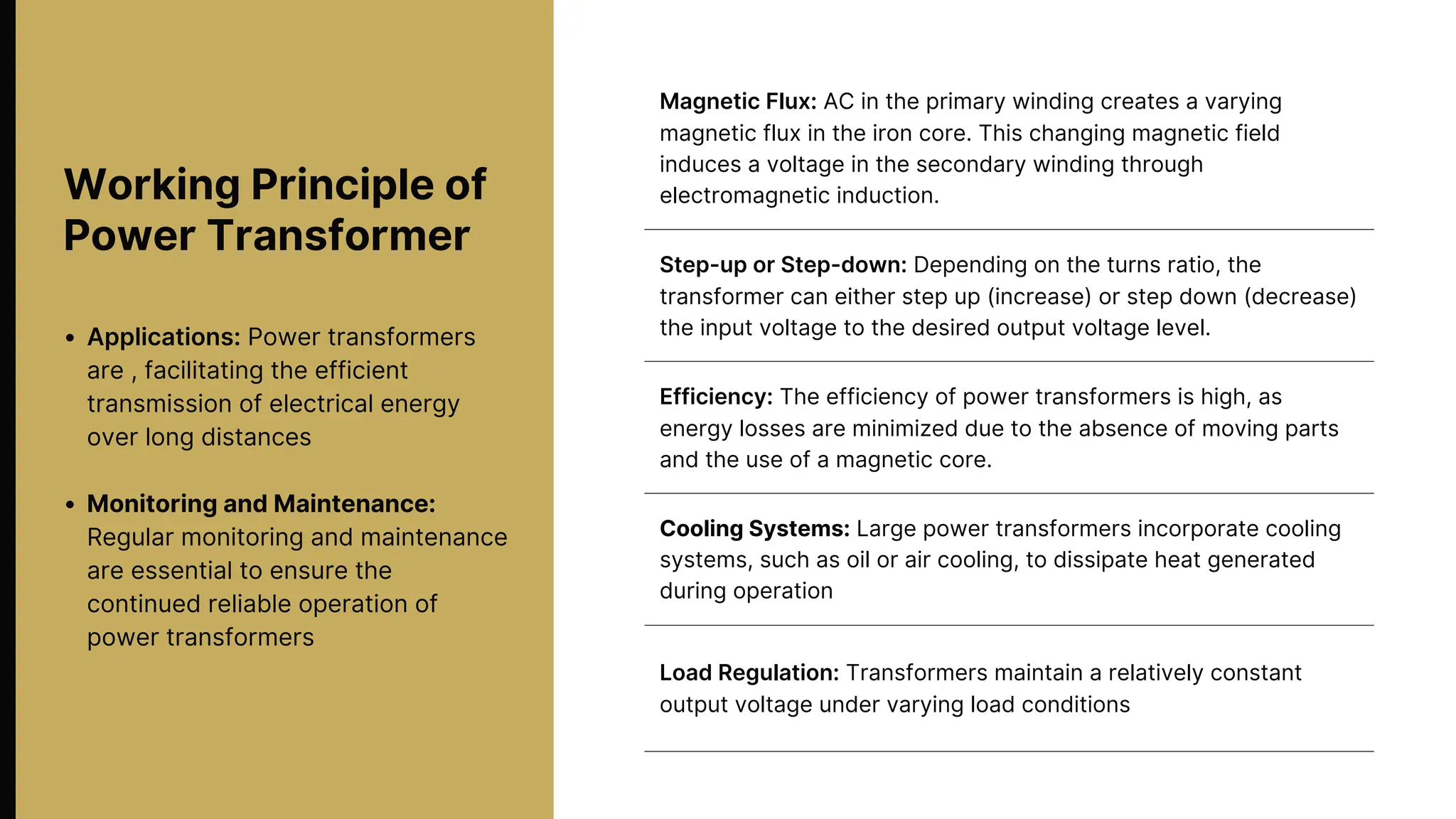 Unveil The Working Principle of Power Transformer | PDF