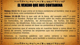 Un veneno en nuestro cuerpo | PPTX