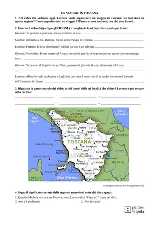 Un viaggio in toscana | PDF