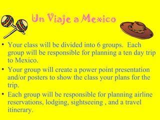Un viaje a mexico (spanish) | PPT