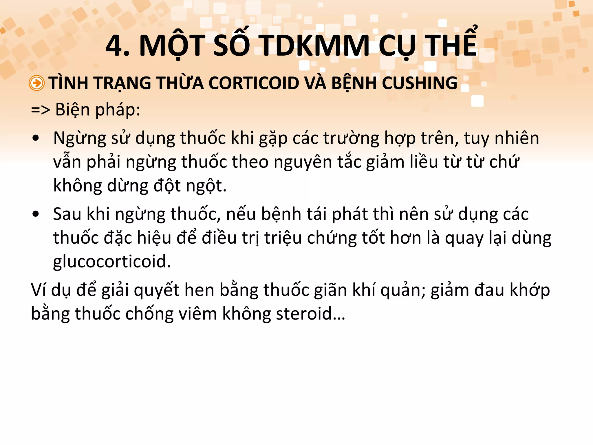 Adverse effects of Corticosteroids - Tác dụng KMM của các Glucocorticoid | PPTX