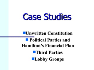Unwritten Constitution Printer Friendly | PPT