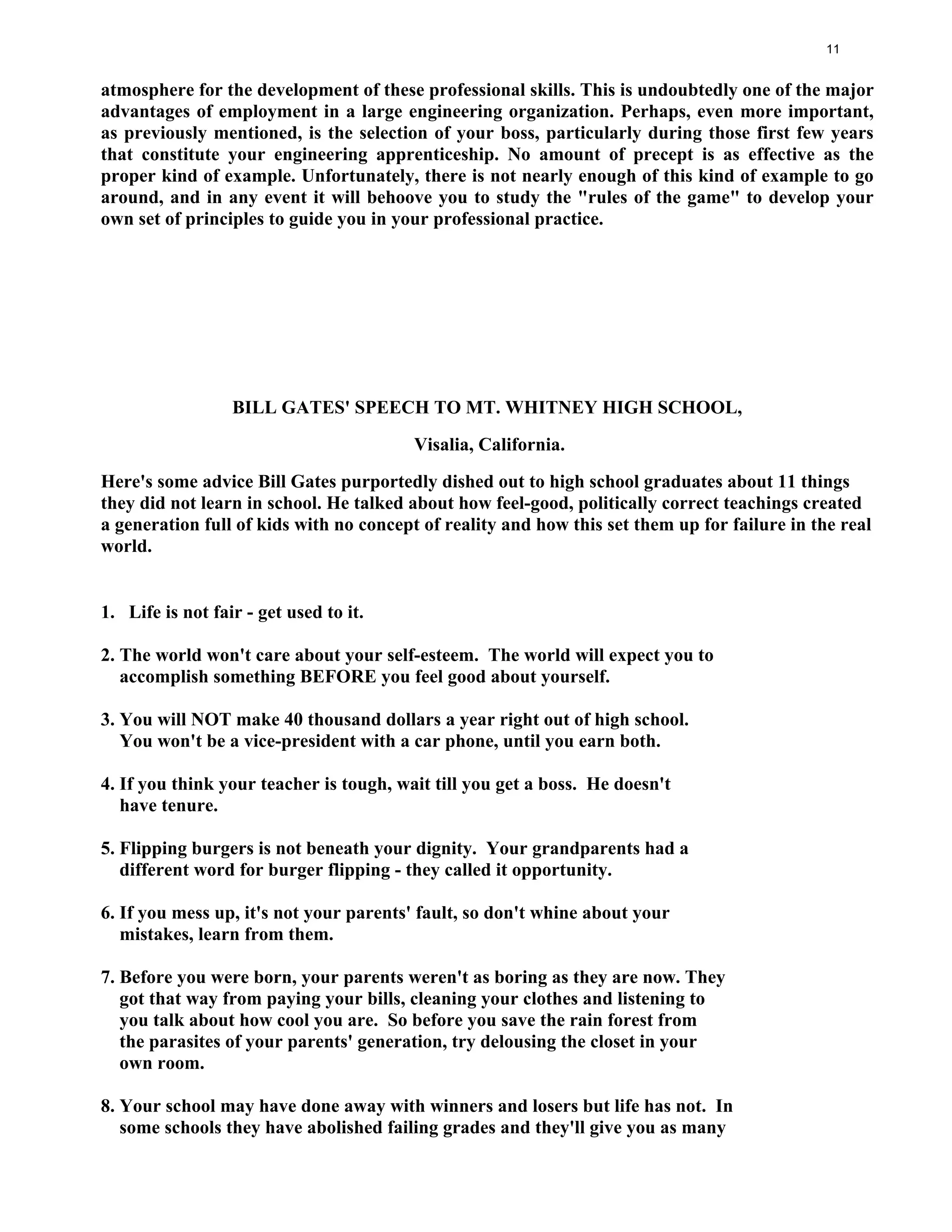 Unwritten laws of Engineering | PDF