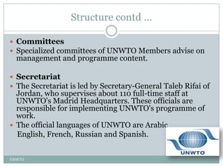 About UNWTO | PPTX