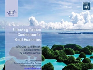 UNWTO Tourism and Small Economies, 2016 | PDF