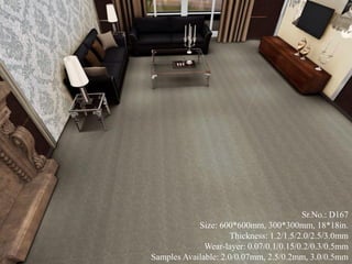 UNYUIN vinyl carpet PVC floor tile | PDF