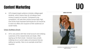 Urban Outfitters- Final Digital Strategy | PPT