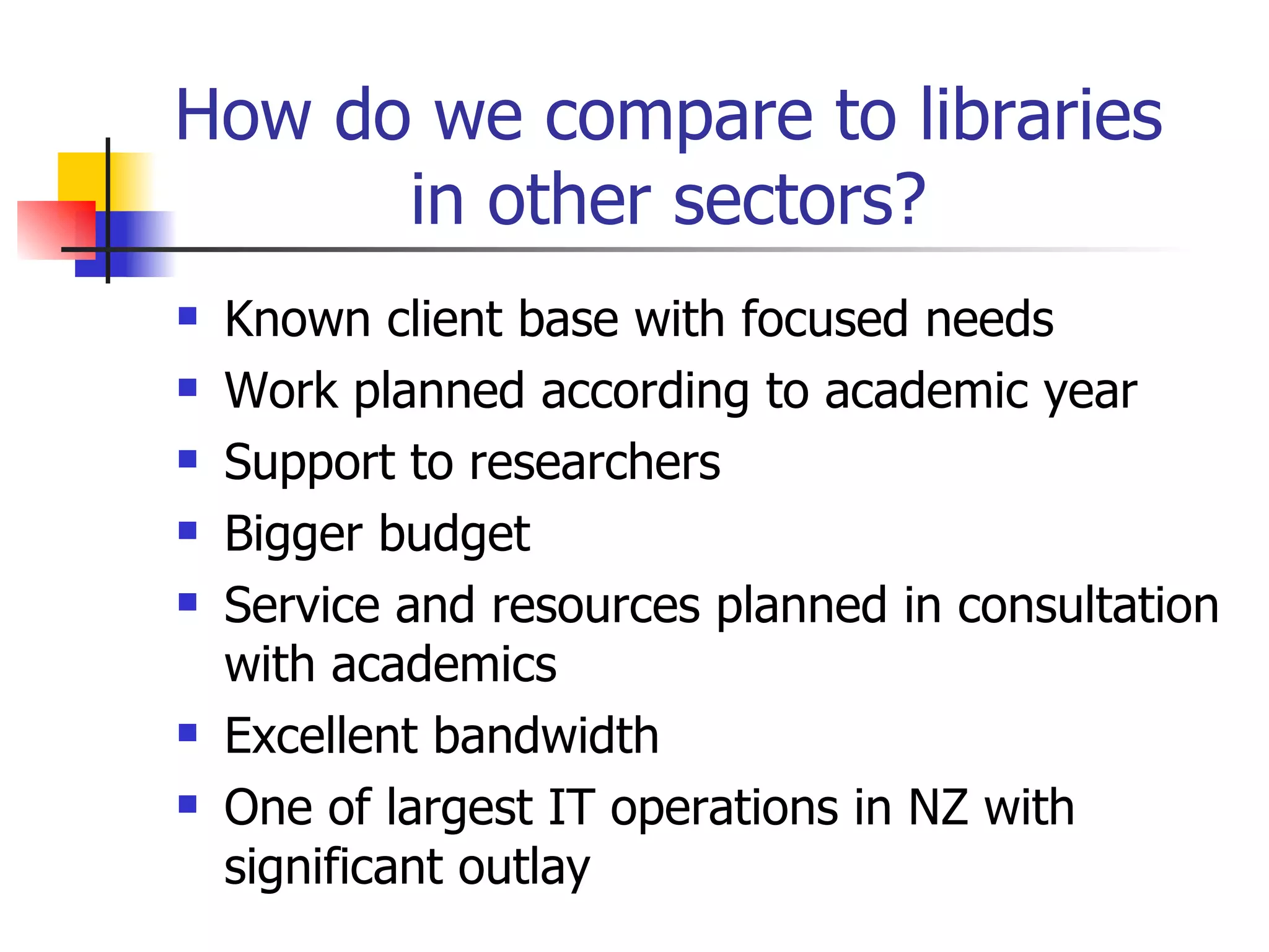 The University of Auckland Library: An overview 2002. | PPT