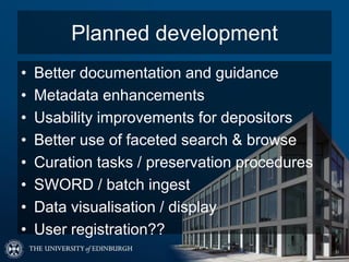Addressing Institutional Research Data Management - University of ...
