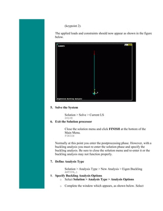 ansys tutorial | DOC | Physics | Science