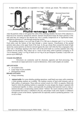 Unit operation in Food Processing | DOC